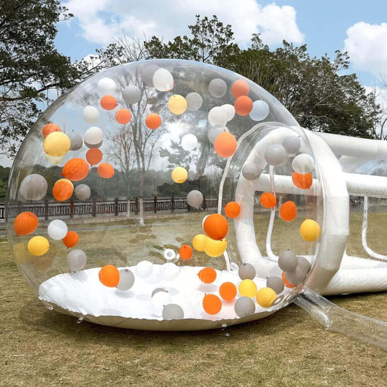Family Camping Transparent Dome, Backyard Party Bubble Tent with Blower ...